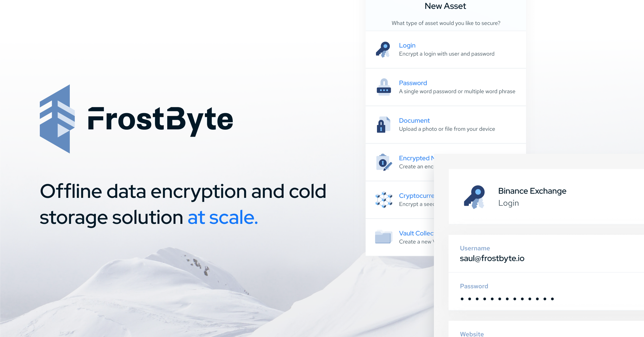 Home Frostbyte Offline Data Encryption Cold Storage Solution At Scale